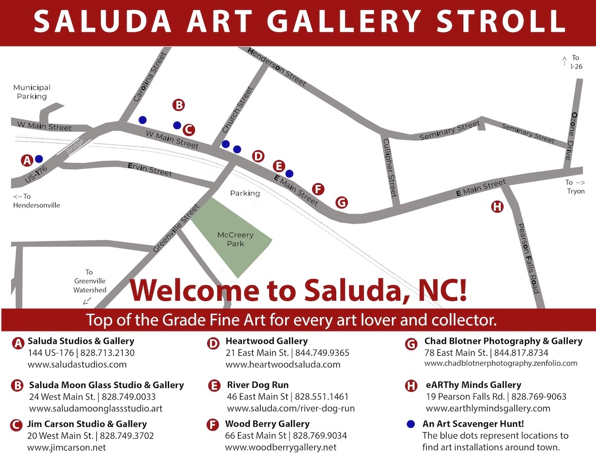 Second Saturday Saluda Art Stroll → Discover Saluda, NC